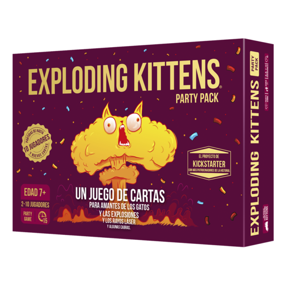 Exploding Kittens Party Pack | Ocho Sellos